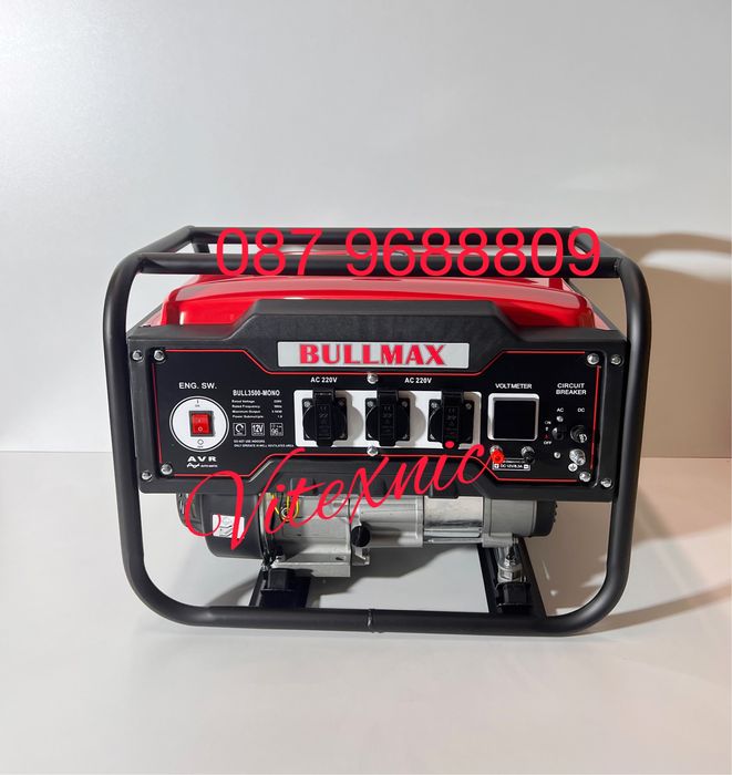 Нови модели генератори 3.6KW за ток за монофазен ток - на BULLMAX гр. София Люлин 1 • OLX.bg