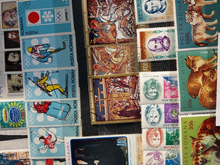 Clasor timbre romanesti vechi anii 1969 - 1985 Pitesti • OLX.ro