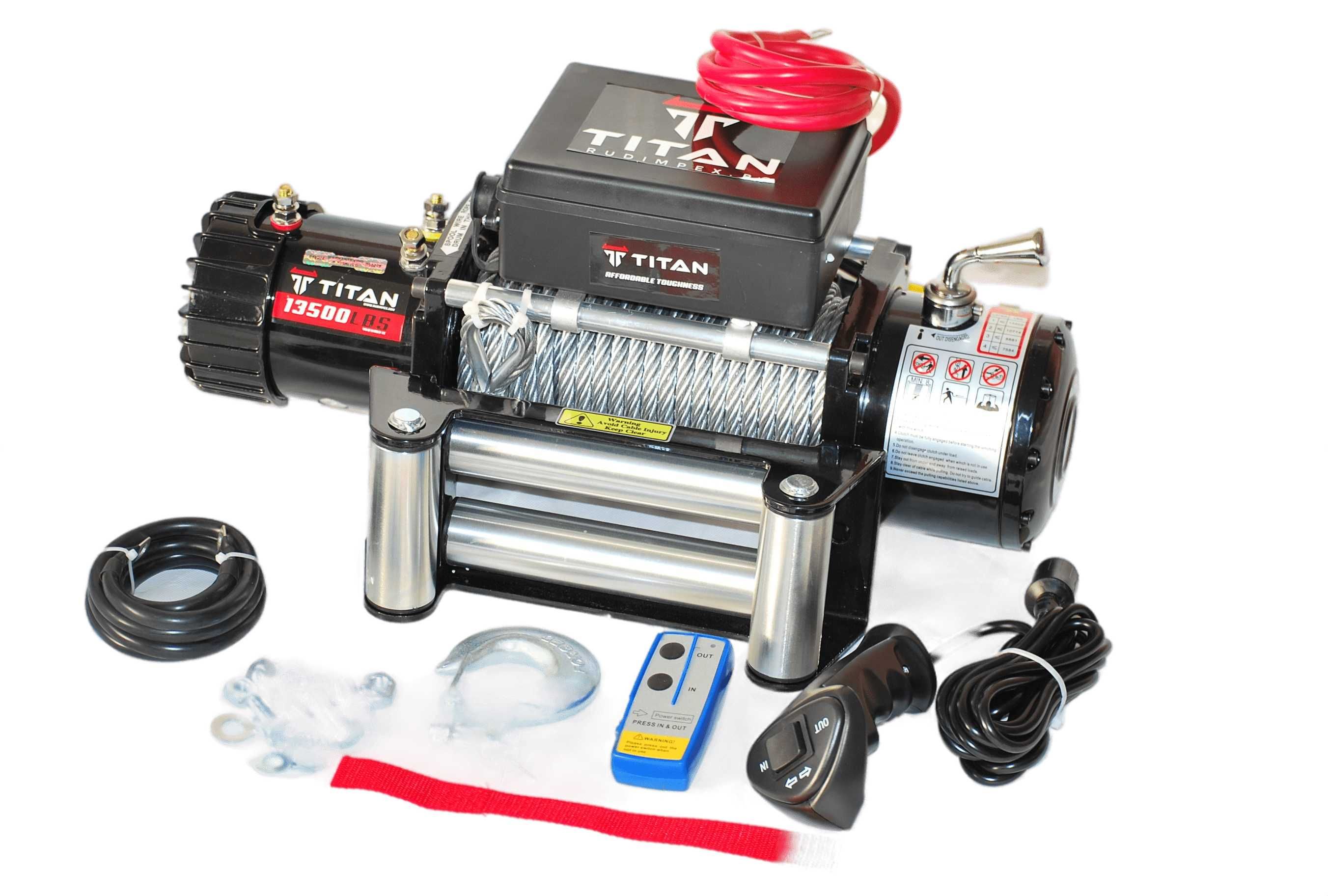 Електрическа лебедка за джип и пътна помощ G13500W -12V гр. Пловдив ...