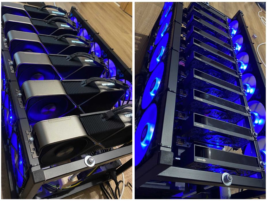 Rig mining Nvidia RTX 3090, Ethereum, Bitcoin, Mining criptomonede Cluj ...