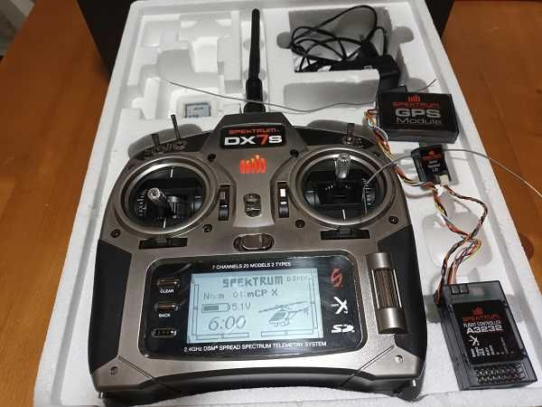 Radiocomanda, Spektrum DX7s, modul GPS cu stabilizare,Aeromodel Topoloveni • OLX.ro