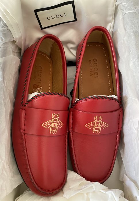 Mocasini Gucci,drive shoes vanity red, produs original. Bucuresti ...