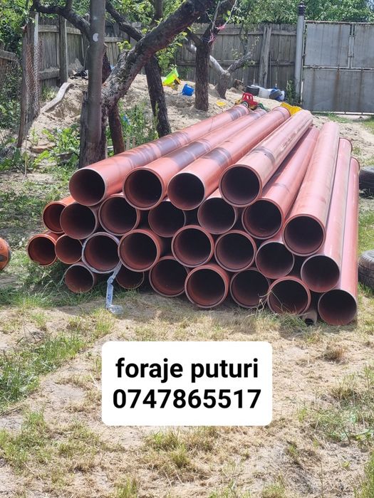 Foraje fantani sapaturi puturi de mare adancime denisipari curatari ...