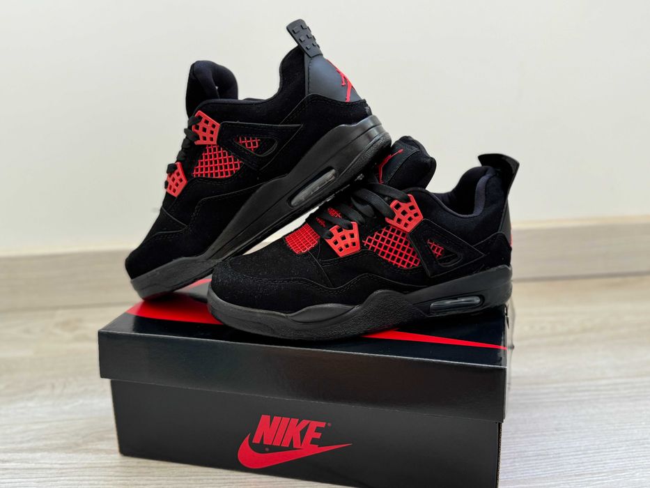 Adidasi AIR JORDAN 4 Red Thunder Produs Nou NIKE - Full Box Bucuresti Sectorul 2 • OLX.ro