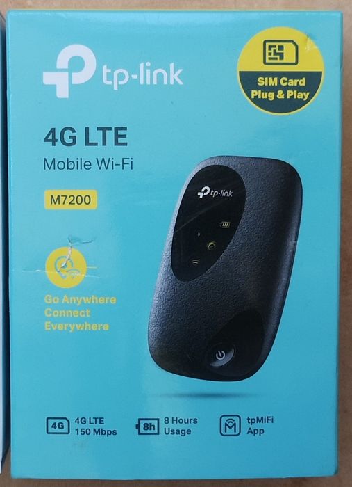 Router modem wifi cu cartela sim 4G TP-LINK M7200, liber de retea ...