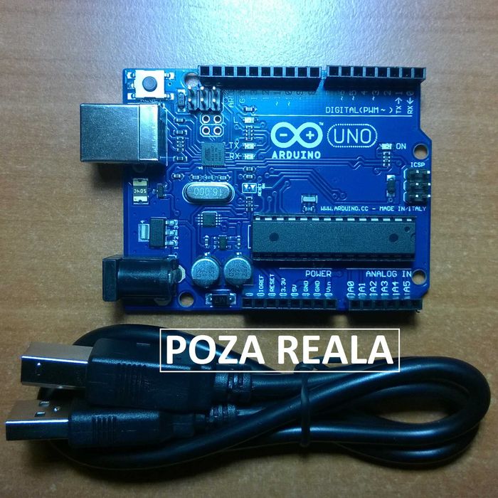Arduino UNO R3, 16U2, placa dezvoltare, (+ cablu USB) Bucuresti ...