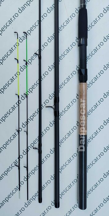 Lanseta fibra de carbon ROBIN HAN X SENSE Feeder 3,60 metri A:150gr ...