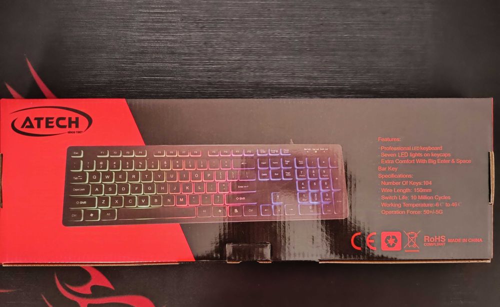 2E Gaming | ATech | klaviatura va mishka: 200 000 сум - Периферийные устройства Ташкент на Olx