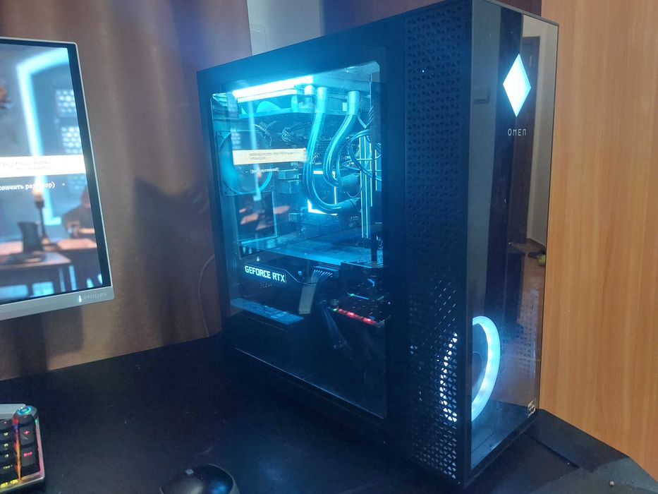 HP OMEN 30L Gaming Case with motherboard гр. Бургас Акациите • OLX.bg
