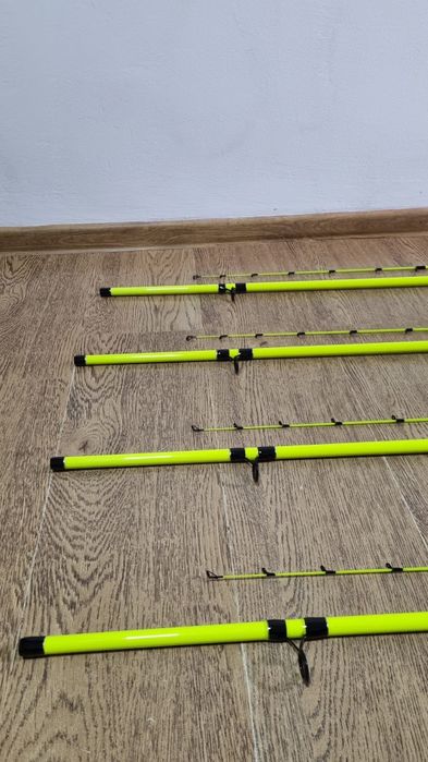 Set 3 Lansete Feeder 3.0m ROBINHAN Bolentino + 3 Mulinete FL QC5000 ...