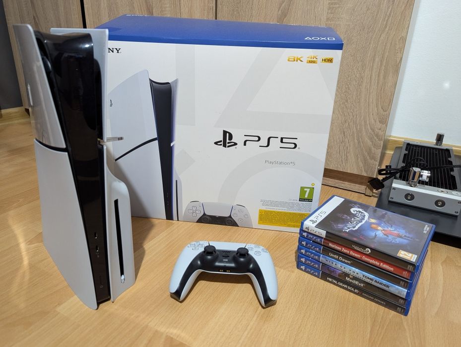 PlayStation 5 1TB disc edition + 6 игри на дискове гр. Габрово Трендафил 2 • OLX.bg