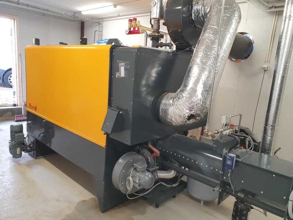 Centrala termica pe baloti de paie, coji de nuca, porumb, biomasa,lemn ...