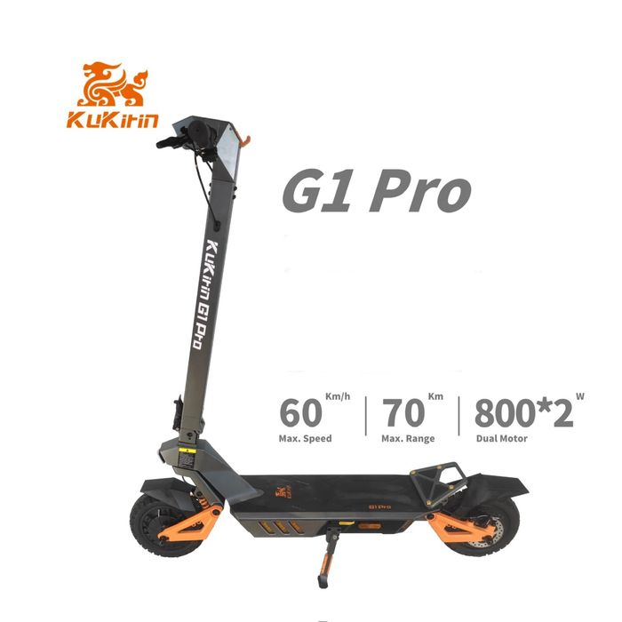 НОВО!!! Електрическа Тротинетка Kukirin G1 Pro 2x800W 48V/20.8Ah гр ...