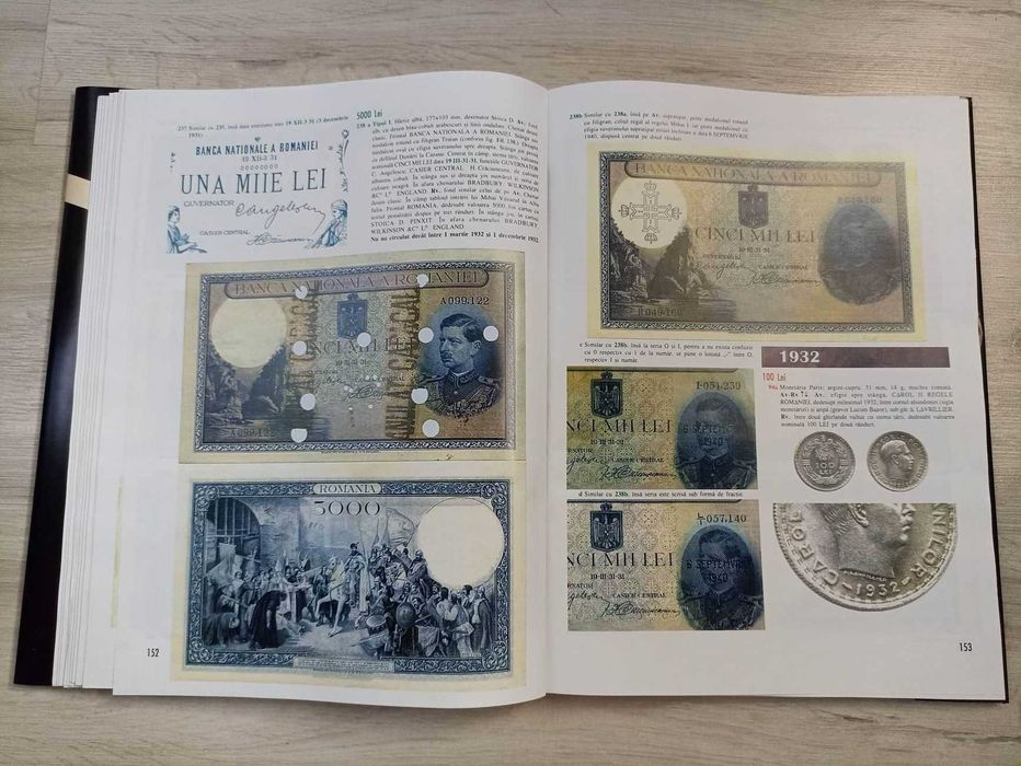 Noul catalog pt bancnote & monede romanesti 1867-2004 , 274 pag. color ...