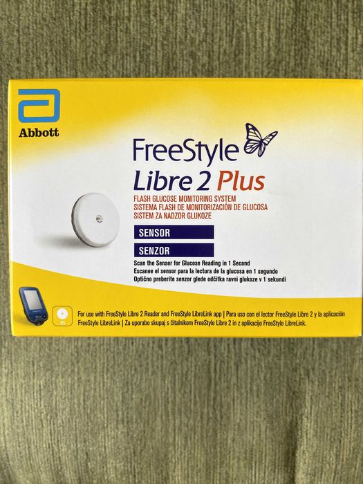 Freestyle LibreLink2 PLUS/Либре2ПЛЮС- сензори за кръвна захар за 15дни ...
