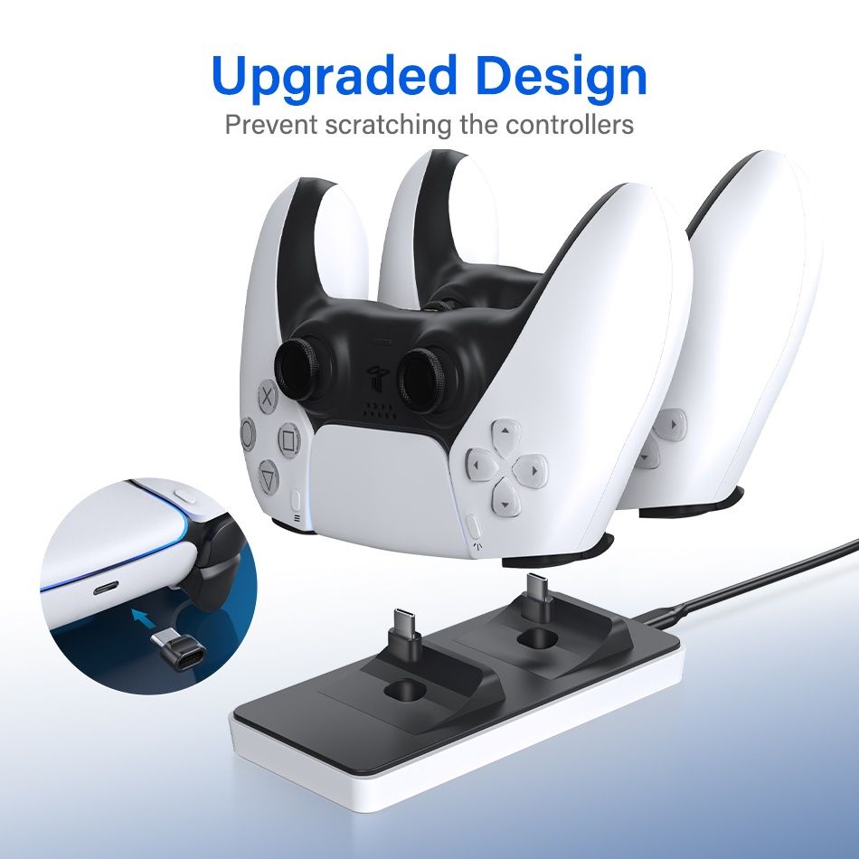 Док станция для Playstation PS 5 быстрая зарядка зарядник Dualsense: 3 ...