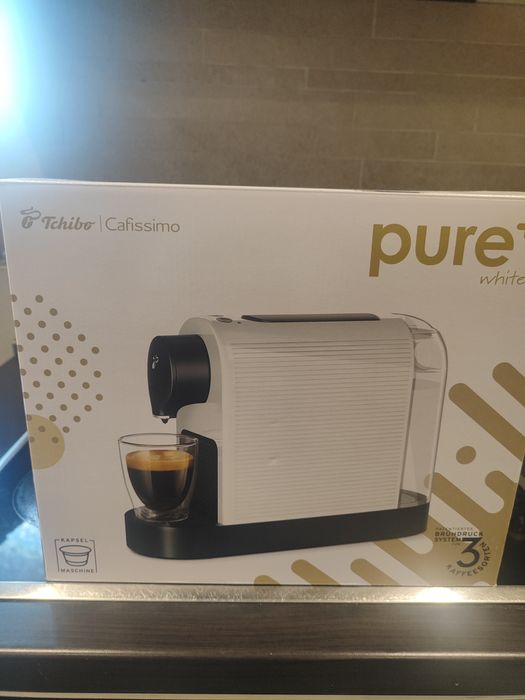 Нова Кафе машина Cafissimo Pure White с капсули подарък 55бр капсули гр. Бургас Славейков • OLX.bg