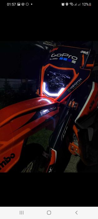 Far Masca Enduro LED /Halogen PT Orice Model Moto KTM HUSQVARNA ETC ...