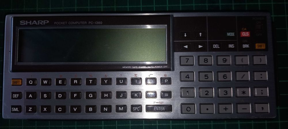 Calculator Vintage Sharp PC-1360 - 1987 Brasov • OLX.ro