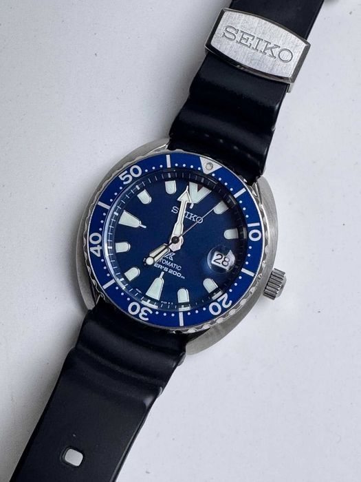Seiko Prospex Mini Turtle Diver SRPC39K1 Blue Dial Focsani • OLX.ro