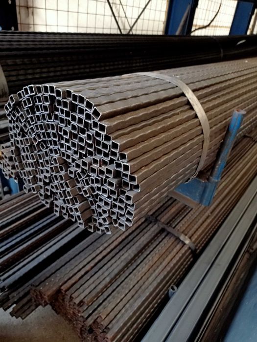 Teava neagra amprentata pentru gard fier forjat, balustrade. TRANSPORT ...