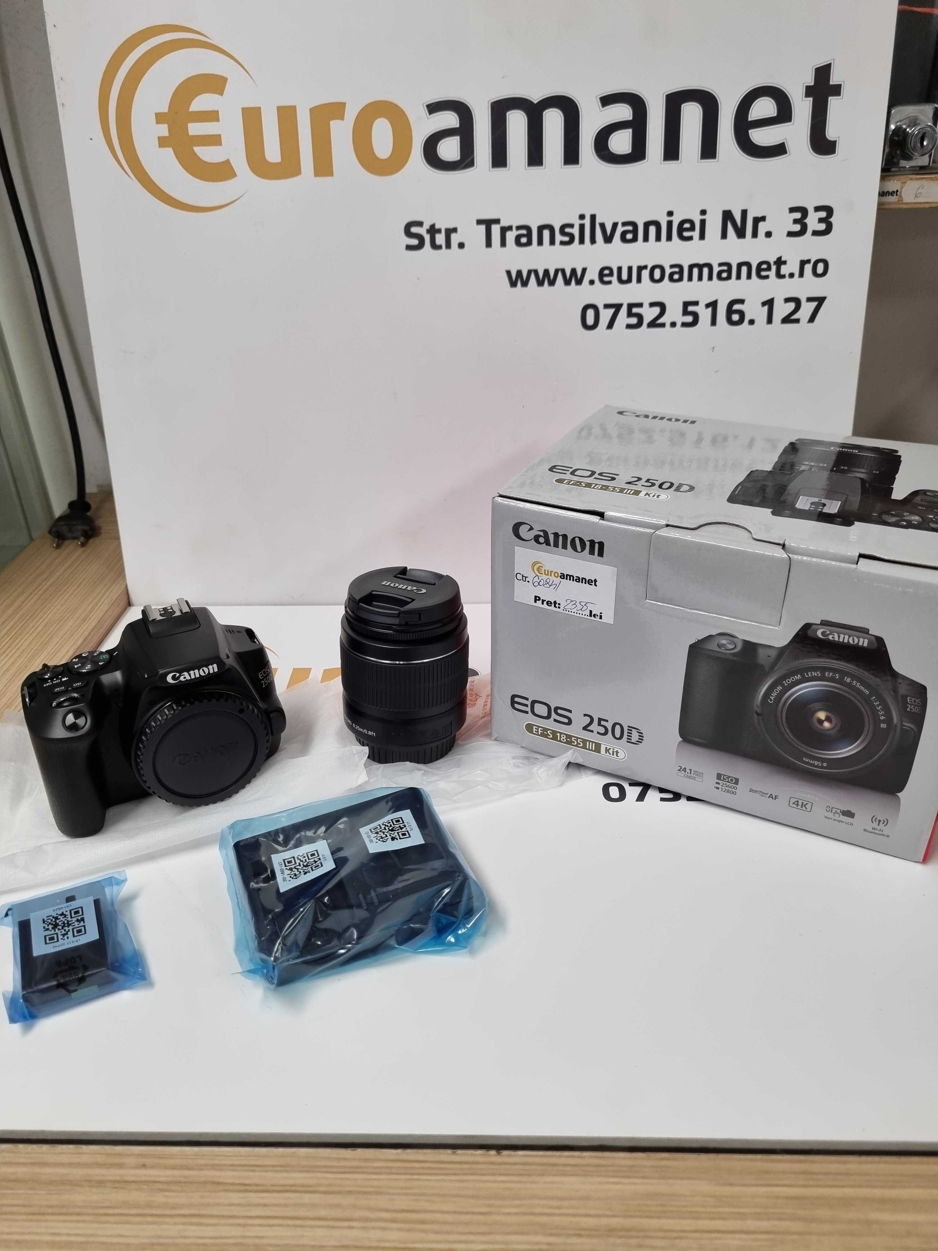 Aparat Foto Dslr Canon Eos 250d Obiectiv Ef S 18 55mm T Oradea Olx Ro