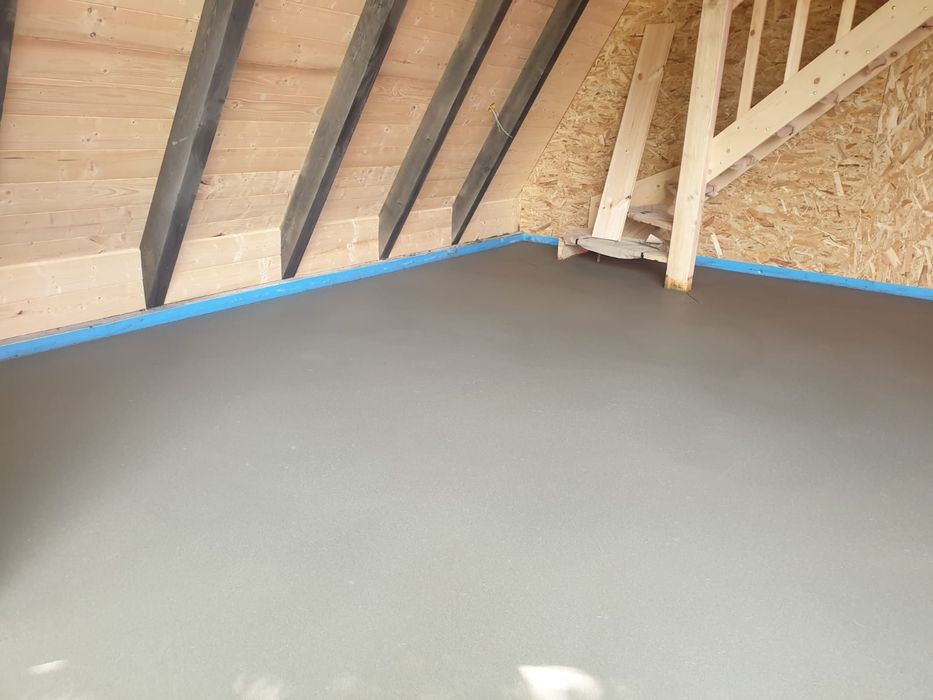 Șapă mecanizată și elicopterizată, Șapă ușoară, flotanta, pardoseală ...