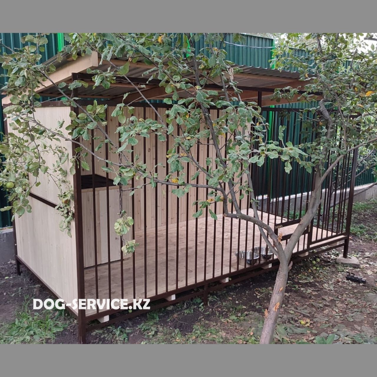 Вольер и будка для собаки уличный утеплённый домик собачьи клетки ...