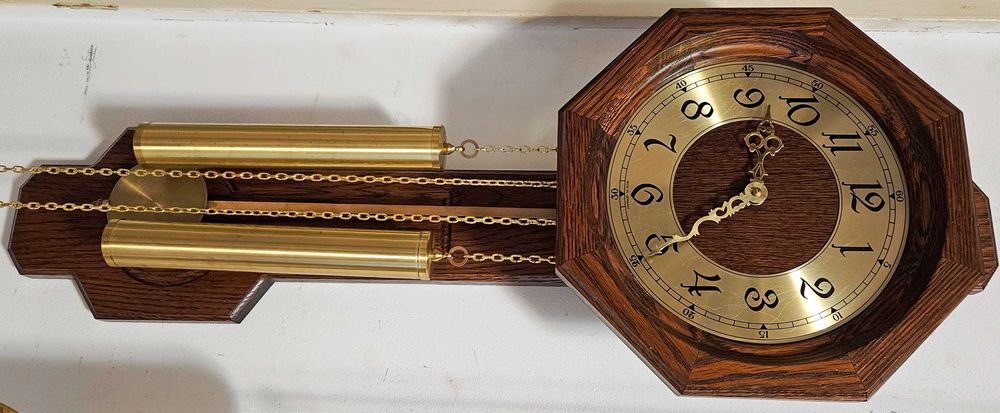 Ceas de perete cu pendul si 2 greutati Hermle 1999 Brasov • OLX.ro