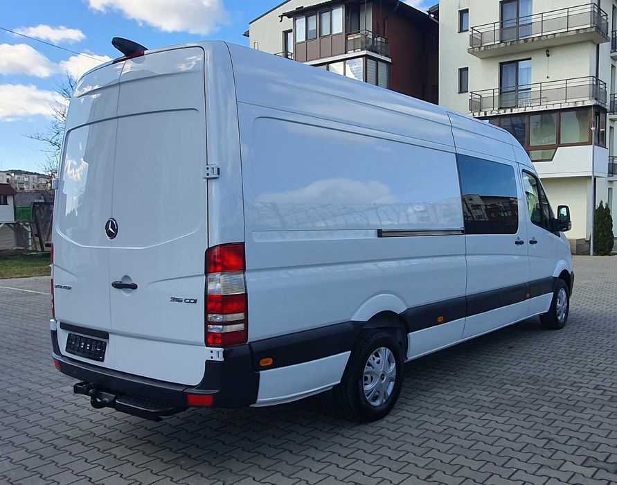 Mercedes Sprinter 316CDI Maxi Mixtă 5+1locuri Clima Tempomat Reghin ...