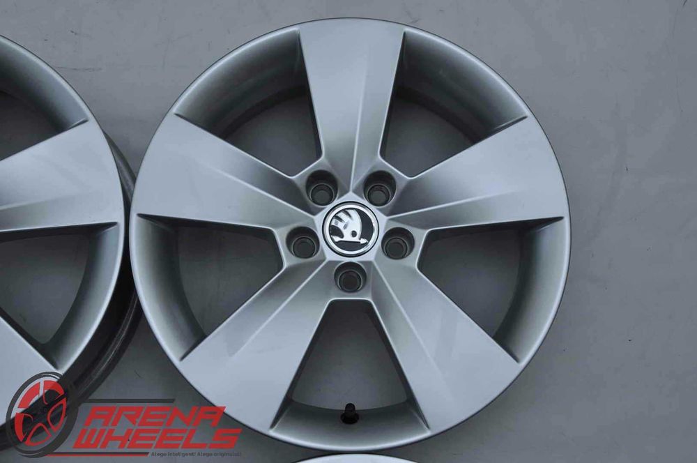 Jante Noi 16 inch Originale Skoda Scala Rapid Roomster Fabia R16 ...
