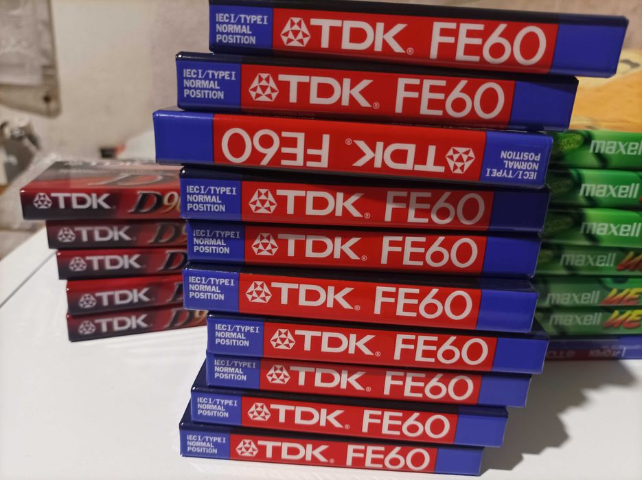 Casete audio sigilate TDK FE 60 14 buc Suceava • OLX.ro