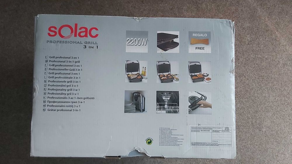 Gratar Professional Solac 3 in 1 GE5220 grill sandwich vaffe goffre Bucuresti Sectorul 1 • OLX.ro