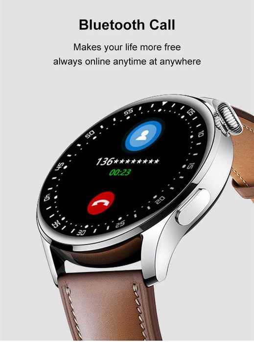 Ceas barbati SmartWatch elegant D3 PRO, apelare voce, GPS - Cadou ...