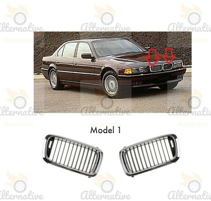 Решетки/Бъбреци за BMW 7, E38/E65/E66/F01/F02-БМВ 7, 1994-2012 гр ...