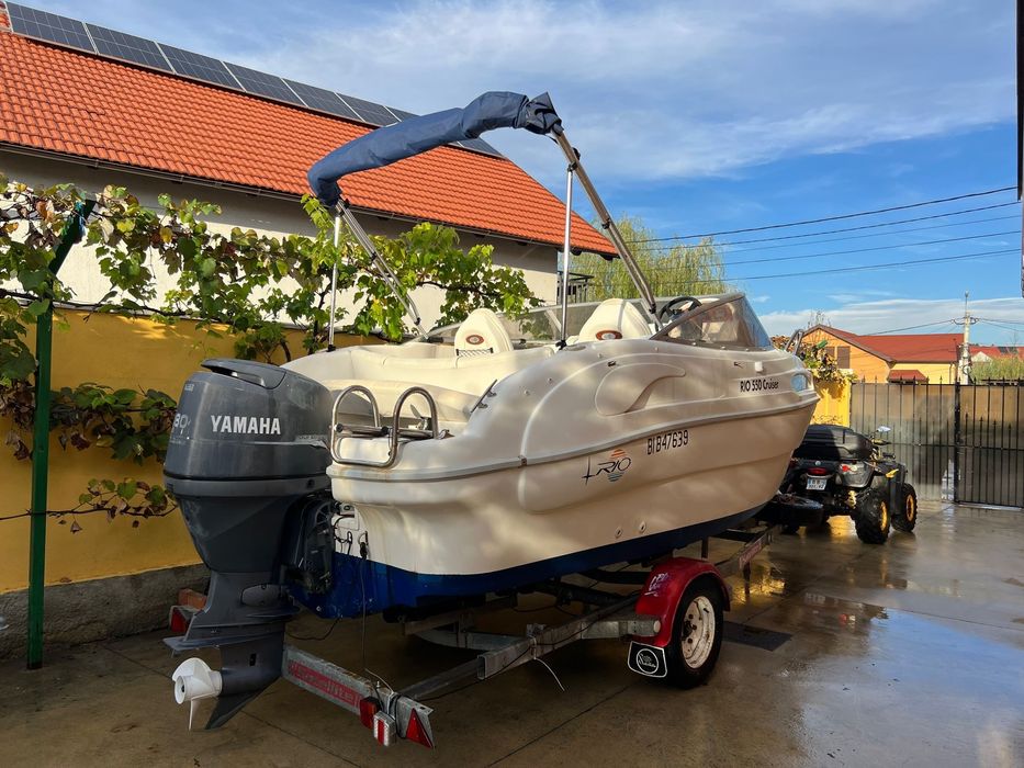 Rio 550 cruiser yamaha 80cai 4t si peridoc Lugoj • OLX.ro