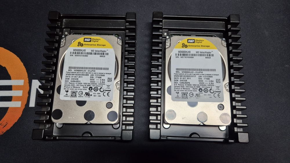 HDD Hard disk drive WD Velociraptor 600GB 10K RPM SATA Western Digital ...