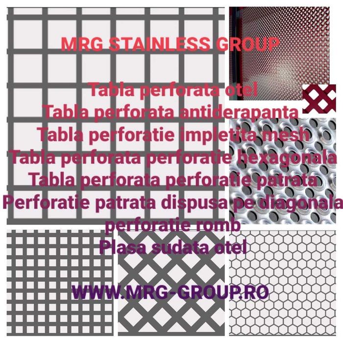 Tabla perforata 1mm gaurita sita tabla expandata aluminiu inox otel Constanta • OLX.ro
