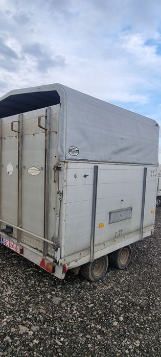 Remorca transport animale remorca 3 cai aluminiu Germania rampa animal ...