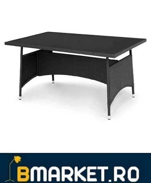 Set masa Exterior gradina/terasa 4 scaune si masă 150x90 gri sau maro ...