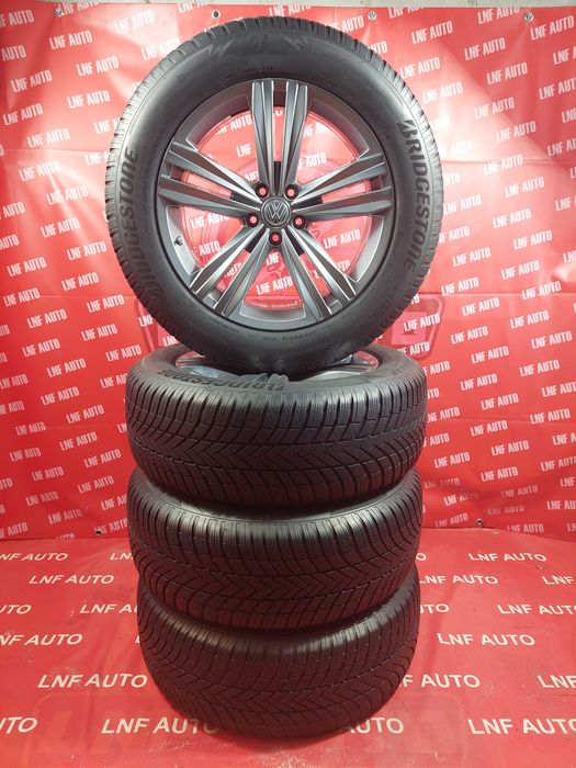 Roti Jante Anvelope IARNA - 255/55/19 - 5x112 OEM VW Touareg R 2022 ...