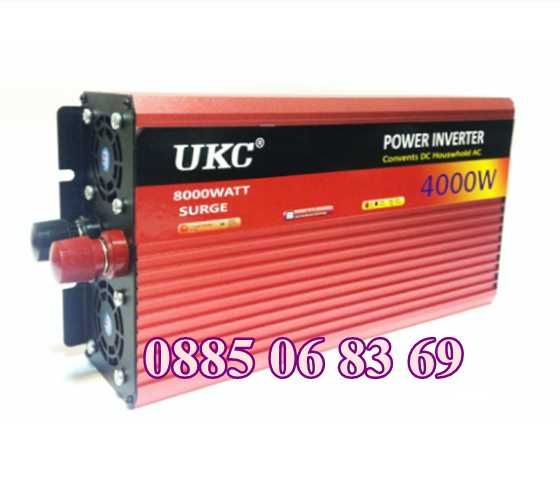 Инвертори UKC 500W, 1000W, 2000W, 3000W, 4000W, 5000W 12V/24V 220V гр. Варна Център • OLX.bg