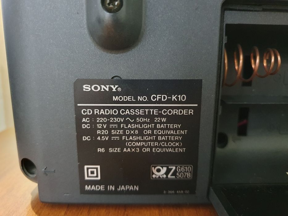 Sony CFD-K10 foarte rar made in Japan Targu-Mures • OLX.ro