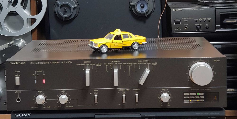Amplificator Statie Audio Stereo Vintage TECHNICS SU V303 (Made Japan ...