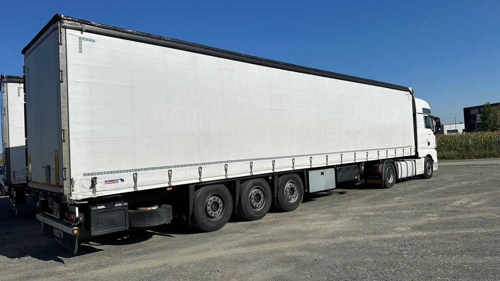 MAN TGX 18.500 2017 motor nou, plus semiremorca standard Schmitz 2018 ...