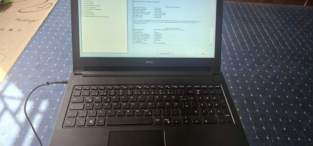 Laptop dell vostro 3558 Intel® Pentium® Processor 3825U 2M Cache, 1.90 ...