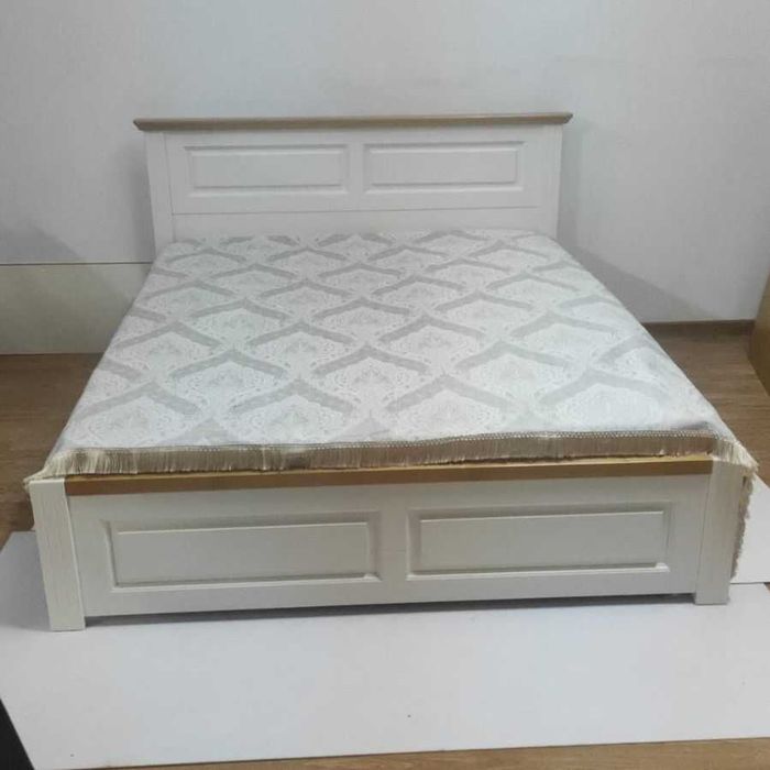 Pat dormitor lemn masiv Seby, tablia mica redusa, 140x200 cm Brasov • OLX.ro