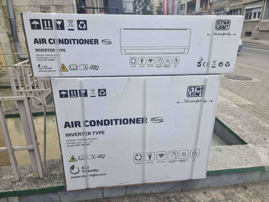 МЕГА ПРОМО Инверторен климатик Star-Light ACT-09WIFI 9000 BTU, WiFi гр ...