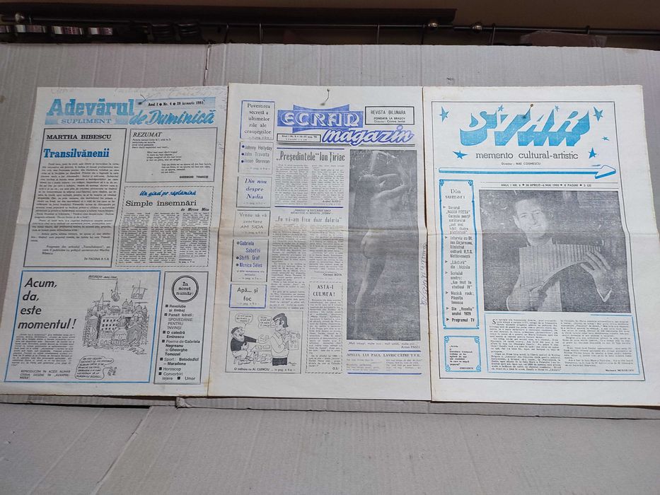 Ziare, reviste, brosuri din 1990 (multe disparute) Ploiesti • OLX.ro