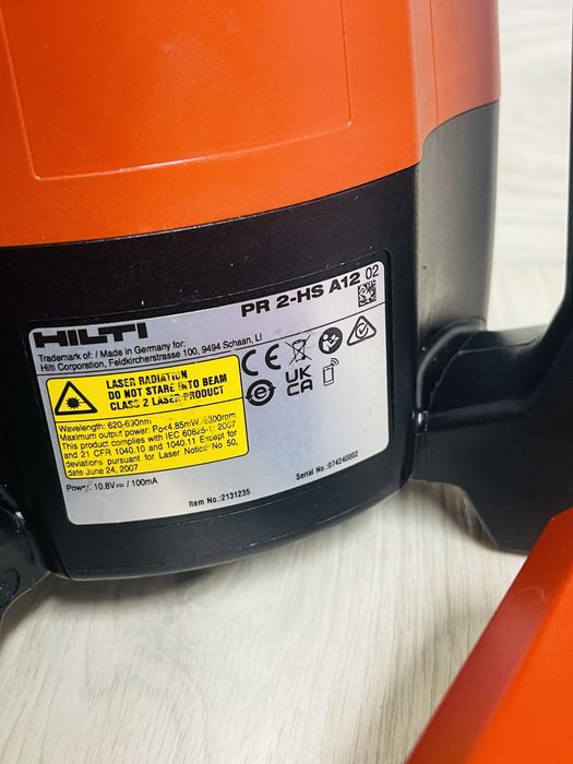 Hilti PR 2-HS nivela laser rotativa 2024 Cluj-Napoca • OLX.ro
